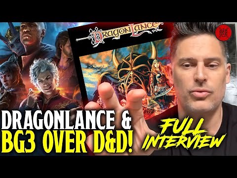 Dragonlance Animated Series? Baldur's Gate 3 BETTER Than D&D 5e?! - Joe Manganiello (Full Interview)