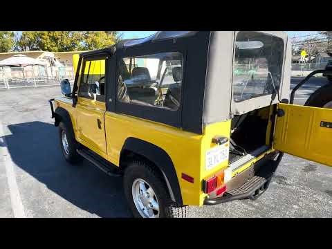 1994 Land Rover Defender 90 NAS- walk around video San Francisco, CA