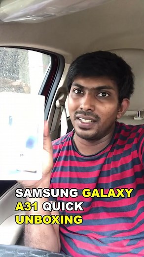 Samsung galaxy A31 Smartphone Quick Unboxing #edutoktech #edutoktamil #GalaxyA31 #AwesomeForEveryone #tamiltechguruji