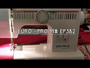 EURO-PRO MODEL EP-382 ‪@JacquelineJaroffaith‬ #sewingmachine #sewing