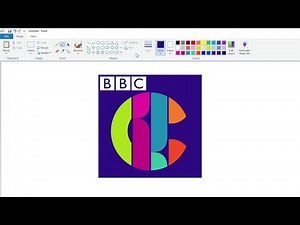 How to draw the CBBC logo using MS Paint | How to draw on your computer