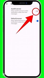 How to enable SMS verification code autofill service // Sms Verification Autofill on Samsung #shorts