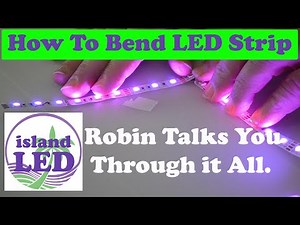 How to BEND your LED Strips around corners I show how on the 5050 RGB and the 3528 IP33 and IP65