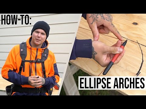 How-To: Laying Out an Ellipse Arch! (The Easiest Method - NO Math Needed)