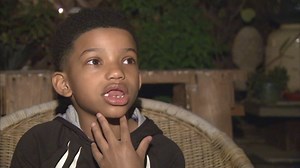 Lonnie Chavis, 8, recalled running for his life after narrowly escaping two masked kidnappers who tried to grab him while he was taking out the trash in Long Beach. abc7.la/1RTePAp | ABC7