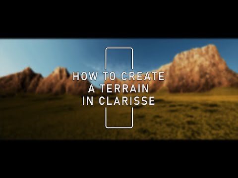 How to create a terrain in Clarisse