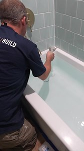 1.4M views · 2.4K reactions | Caulking a tub  #diy #bathoomremodel #tile #plumbing #bathroomremodelingteacher | Bathroom Remodeling Teacher | Facebook