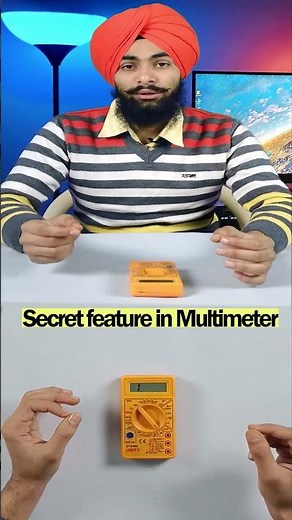 🔥Secret feature | Square wave generator in multimeter