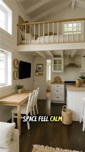 Cozy Minimalist Loft Apartment Tour | Small Space Design Inspiration in Warm Neutral Tones