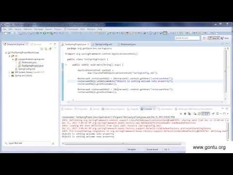 Spring Tutorial 10 - Bean Scope (concept and hands on using Eclipse IDE)