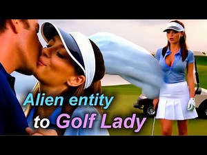 Female Body Possession -💙Alien slug to Pretty Golf Woman⛳️ #kissing | AI VIDEO #possession #HailuoAI
