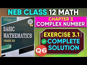 Complex Number Class 12 - Exercise 3.1 (Q6) || Basic Mathematics || De Moivre’s Theorem || GoalX