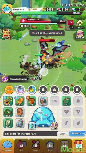 Pew Pew Slime - Idle RPG - Gameplay (Android, IOS)