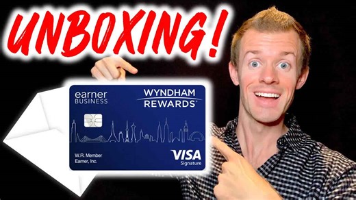 Wyndham Earner Business Card unboxing!