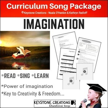 'IMAGINATION' (Grades Pre-K - 6) ~ Curriculum Song Package I Book Week
