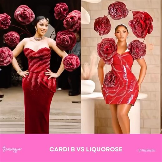 AfroSwagga 🇹🇿 on Instagram: "Afs Fashion Battle Field | Afromates When African Designers Are Inspired Globally @iamcardib Alivaa Hii Gauni Kutoka Kwa Mbunifu @rahulmishra_7 Kwenye Paris Haute Couture Week, @liquorose na @maya_and_stitches Wamekua Inspired Na Kuli-Recreate Let Us Know Wamepatia Or Hapana Wafanye Mates Zetu Kuwa Wateja Wako Kupitia Page Yetu, Wasiliana Nasi 0765768667 or Dm For Details & Rates #afroswagga NOTE : This channel and I do not claim any right over any of the graphics,