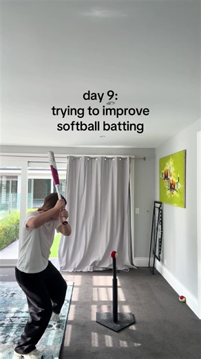 Day 9 of Softball Batting Practice: Progress and Challenges