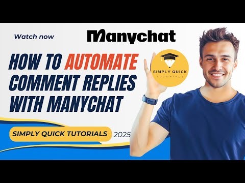 How to Automate Comment Replies with ManyChat – Respond to Facebook Comments Automatically 2025