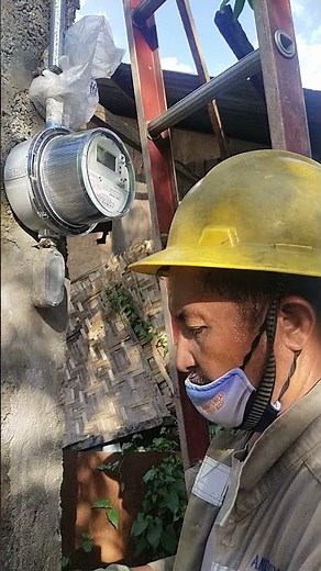 Actual how to install electrical meter.