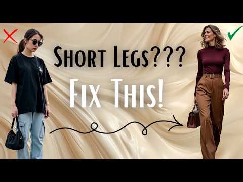 8 Style Mistakes Short-Legged Women Should Avoid to Look Taller!