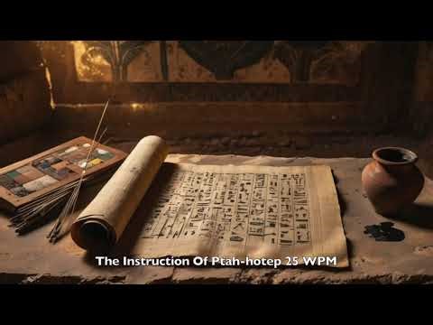 The Instruction Of Ptah hotep 25 WPM Morse Code