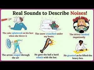 Lesson 169: Sound Verbs Explained – Meanings, Examples, and Real Sounds! | Fun & Easily understand