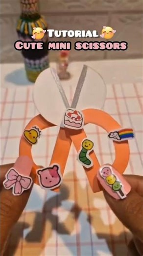 cute mini scissors ✨✂️#shorts #youtubeshorts #scissors#diy#tutorial