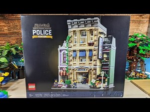 LEGO Modular Police Station 10278 Part 1🎧 Pure Build