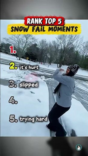 Top 5 Funniest Snow Fail Moments ❄😂 | Winter Slipping Compilation