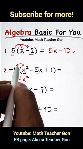 Algebra: Multiplying Polynomials #maths #mathteachergon #polynomials