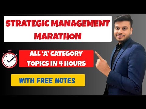 CA INTER - SM MARATHON I All 5 Chapters Important Topics Covered with Free Notes.