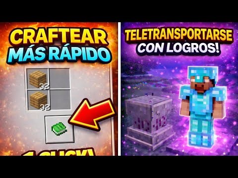 😎 Craftear Ítems al INSTANTE en Minecraft bedrock y uno más gratis para mis sub