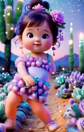 When a Tiny Fairy Gets Lost in a Cactus Garden 🌵✨ | Too Cute to Handle