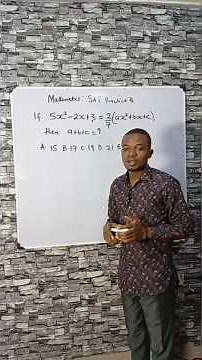 SAT Algebra: Solve for a + b + c #SATPrep #MathPractice