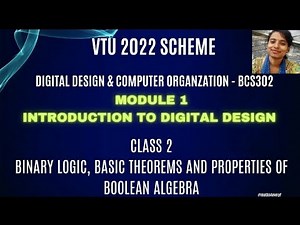 Class 2 | INTRODUCTION TO LOGIC DESIGN|| Module 1 ||DDCO ||BCS302 ||3rd Sem |2022 Syllabus || VTU