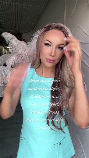 When a Classic Wig Gets Swiss Lace for a Flawless Look