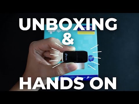 TP-Link Archer T2U AC600 Wireless WiFi USB Adapter Unboxing & Hands On!