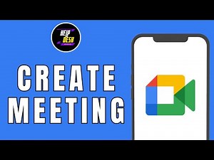 HOW TO CREATE A MEETING IN GOOGLE MEET