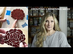 How I Grouted a Mosaic on Mesh (And Prepped It for Travel)