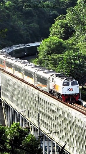Kereta Argo Wili Melewati Jembatan Cirahong | Videokereta Api Id