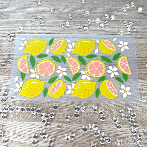 Lemon Stickers: Waterproof Vinyl Decals for Water Bottles - Etsy