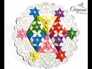 Origami Maniacs 437: Quilt with Triangle Paper (Challenge 3)
