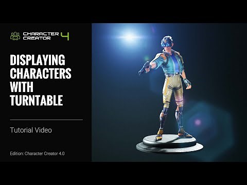 Character Creator 4 Tutorial - Displaying Characters with Turntable