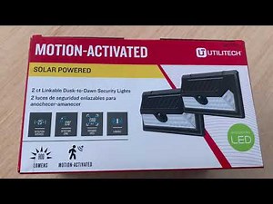 Utilitec Motion-Activated Solar Powered Bright LED House and Yard Lights-Utilitec Solar LED