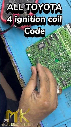 How to ALL Toyota ignition Coils P0351 P0352 P0353 P0354 Codes Solve ECM REPAIR VERY EASY