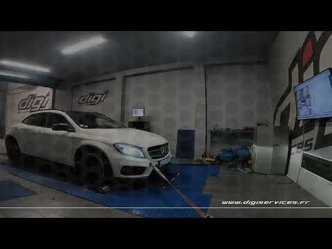 Mercedes GLA 220D 177cv AUTO Reprogrammation Moteur @ 207cv Digiservices Paris 77 Dyno