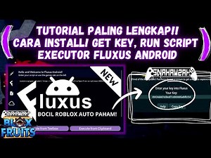 HOW TO INSTALL! GET KEY!! RUN SCRIPT EXECUTOR FLUXUS ANDROID | 1000% ROBLOX BOOKS WILL UNDERSTAND...