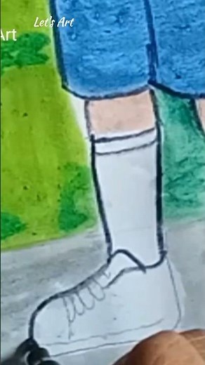 Do Outline on Your Drawing #shortsart #ArtShorts #shortscraft #shortsDIY #CreateWithMe