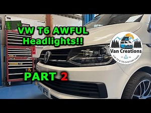 VW Transporter T6 Headlight Upgrade - THQ V3 LED T6 Headlights PT2
