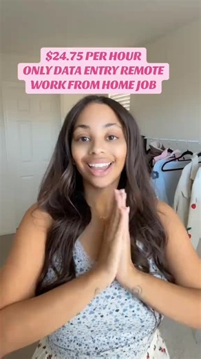 $24.75 per hour data entry no phone needed introvert perfect work home job! If you wanna get paid to work a super easy remote or all you do is put data. This is perfect for you. Comment intrested or Send me a Direct Message 📥 for direction on how to go #dataentry #dataentryjob #dataentryjobs #wth #wfhjob #wfhjobs #onlinework #homebased #fasthire #gethired #nophonejobs #introvertjobs #sahmjobs #creatorsearchinsights #typppppppppppp